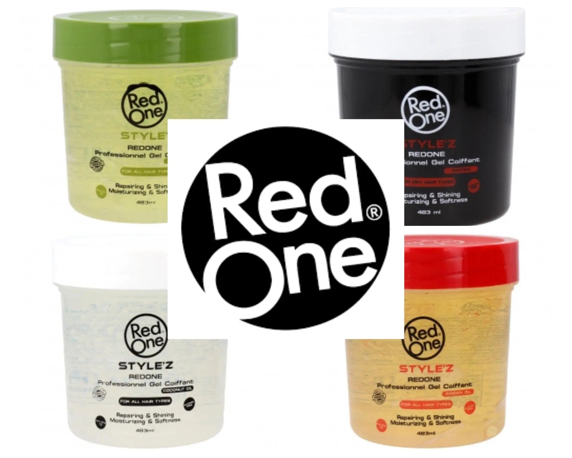 Gel Red One – Gel Capillaire à l’Huile d’Argan, Olive et Coco